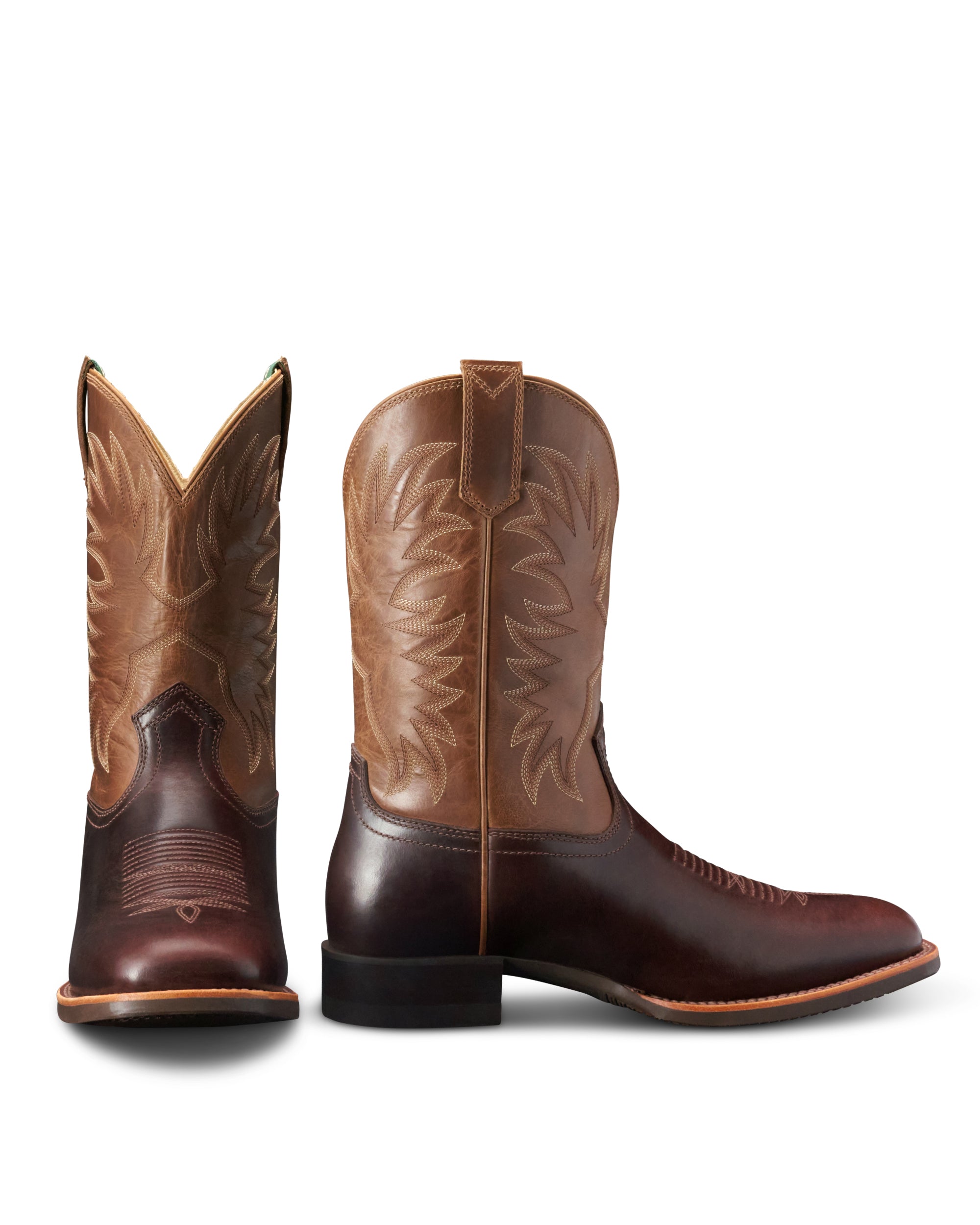Tecovas Chocolate/Sawdust Dusty Men's 11 inch Square Toe Cowhide Cowbo