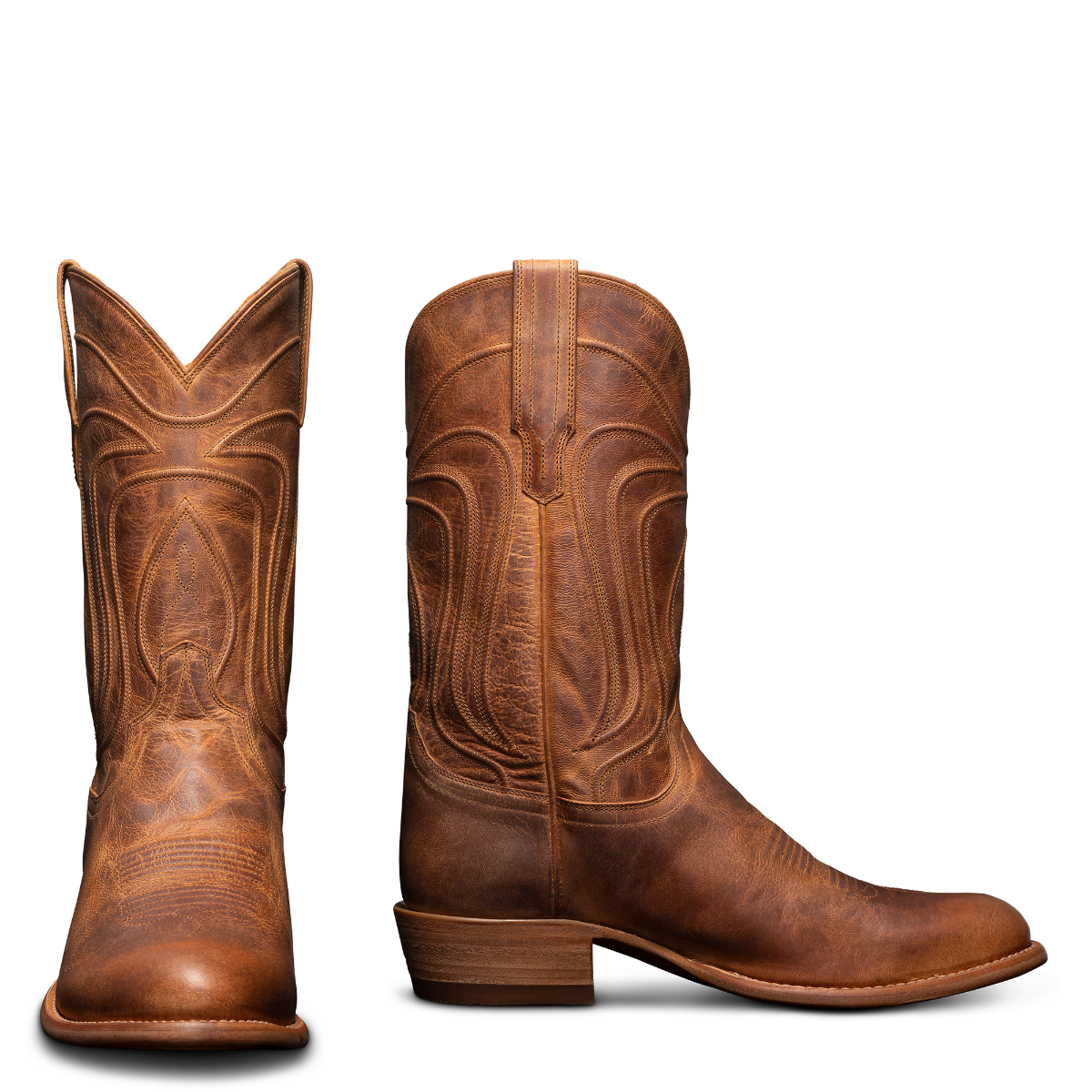 Tecovas Scotch The Cartwright Men's Goat Round Toe Western Boots
