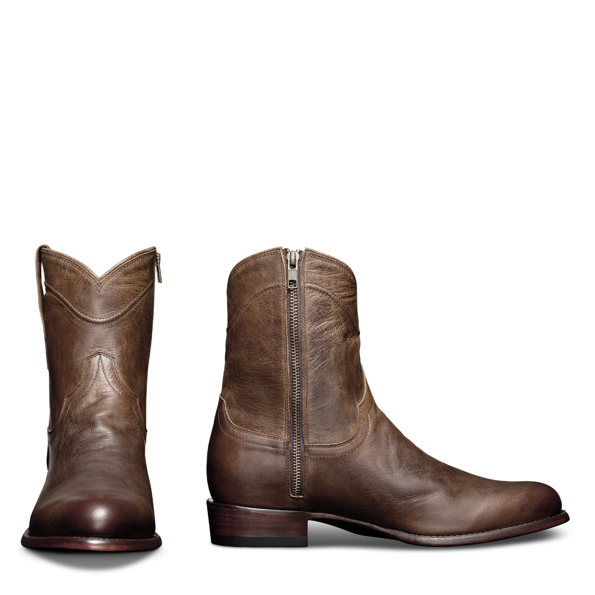 Tecovas Cafe The Dean Mens Short Round Boots