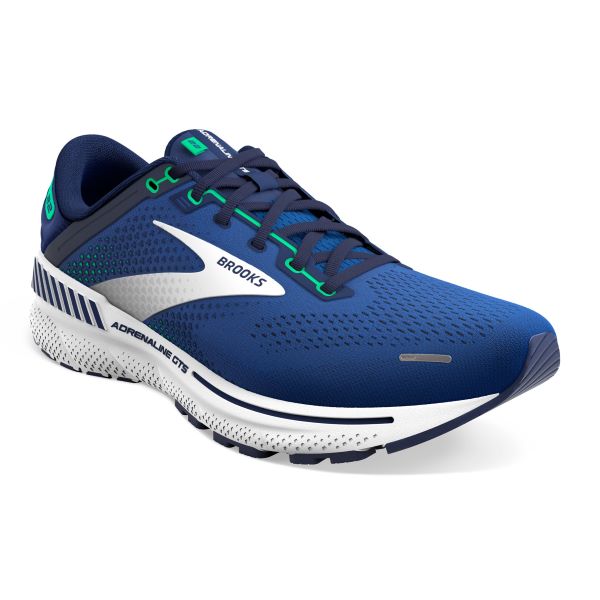 Brooks Surf the Web/Blue/Irish Green Adrenaline GTS 22 Men's Running S