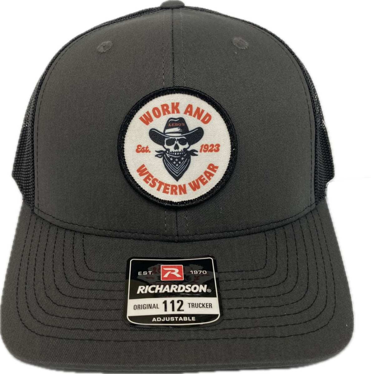 Lebo's Charcoal/Black Work and Western Wear 1923 Hat 112-CHB-WW