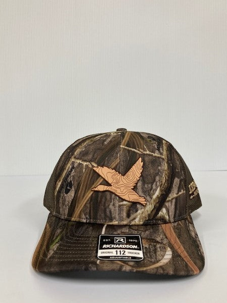 Richardson Mossy Oak/Brown Original 112 Trucker Hat with Duck Topo Pat
