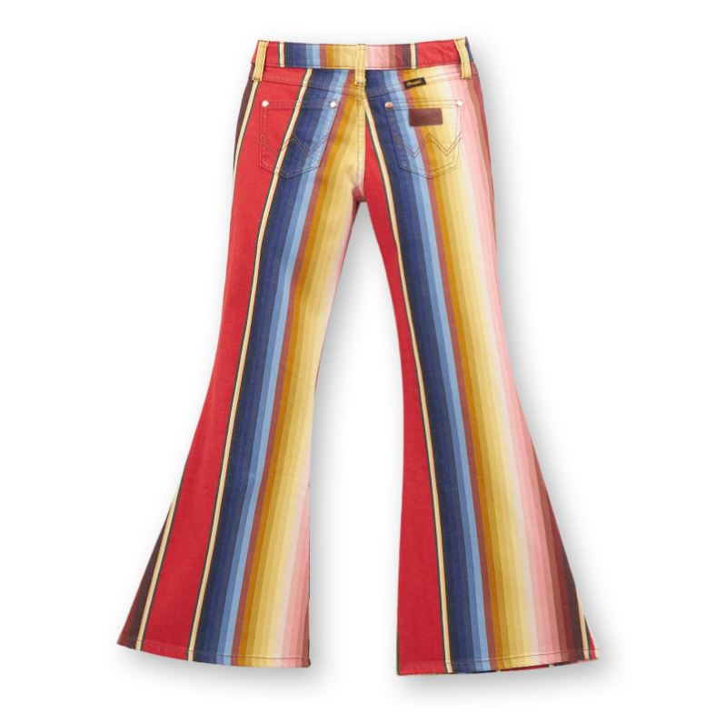 Wrangler x Lainey Wilson Rodeo Ben Stripe Girls Bell Bottoms 112361048