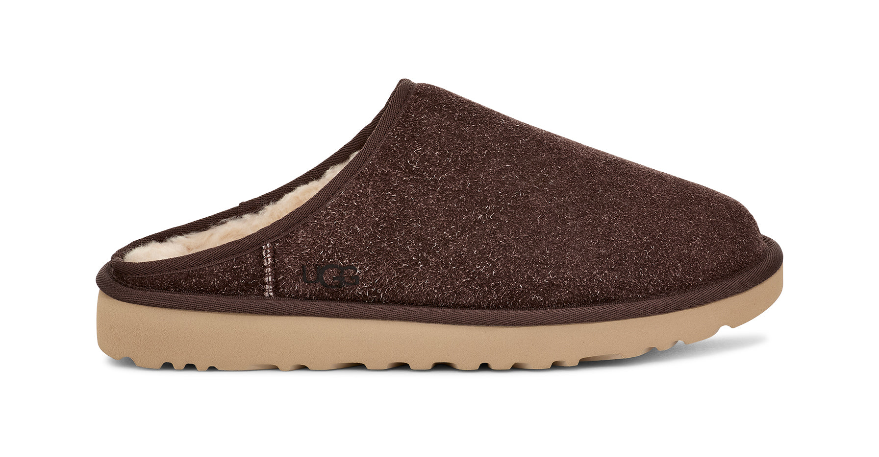 Ugg Burnt Cedar Shaggy Suede Men's Classic Slip-On 1153104-BCDR