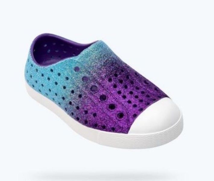 Native Saba Starfish Bling/Shell White Jefferson Youth Shoes 15100112-