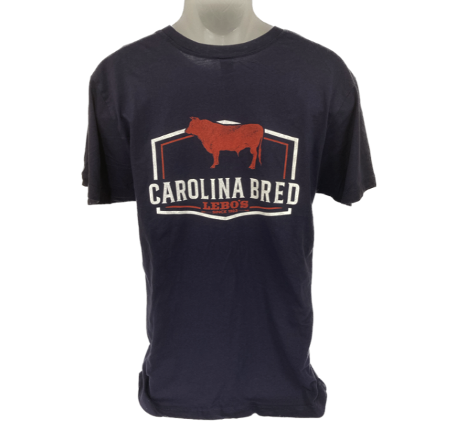 Carolina Cowboy Navy Carolina Bred Cattle Lebo's T-Shirt 1364-NVY