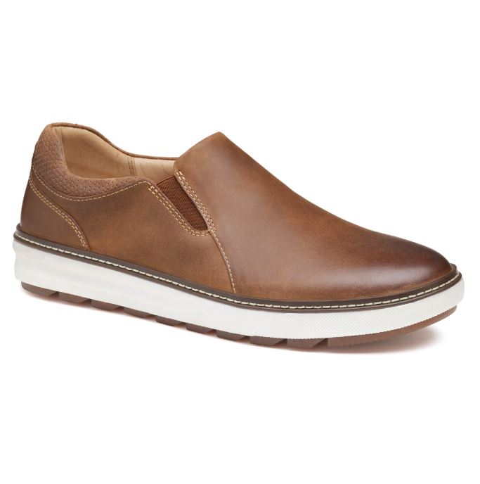 Johnston & Murphy Tan Oiled Waterproof Full Grain McGuffey Lugs Men's