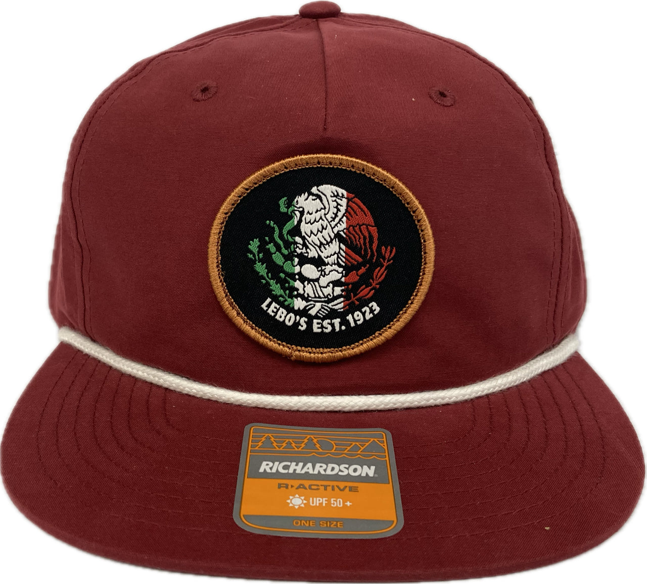 Lebo's Red Mexican Flag Patch Active Hat 256CW-MEXFLAG