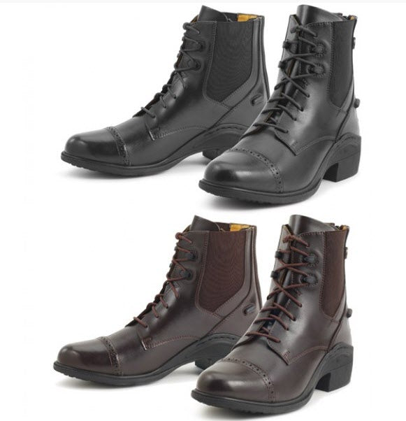 469585 Ovation Synergy Laced Ladies' Paddock Boot with Zip Back