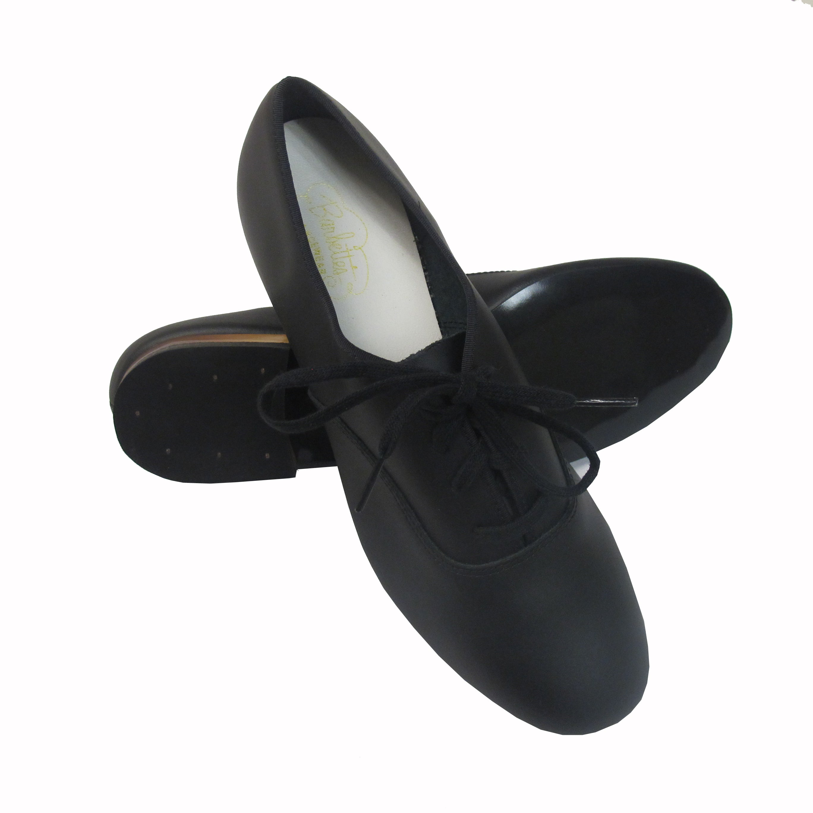 651 Barbettes Black Ladies Clogging/Tap Shoes