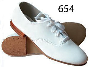 654 White Ladies Clogging/Tap Shoes Sizes 3 1/2-10