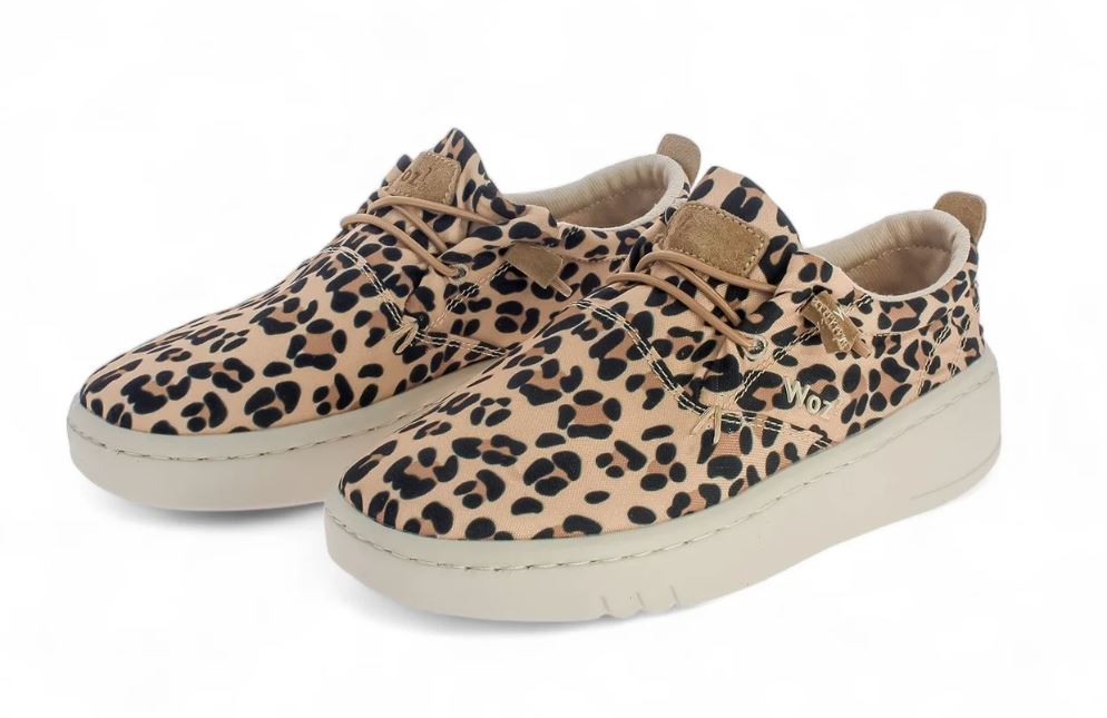 Woz Leopard Camel Robbie Women's Sneakers ROBBIE-50100LCM