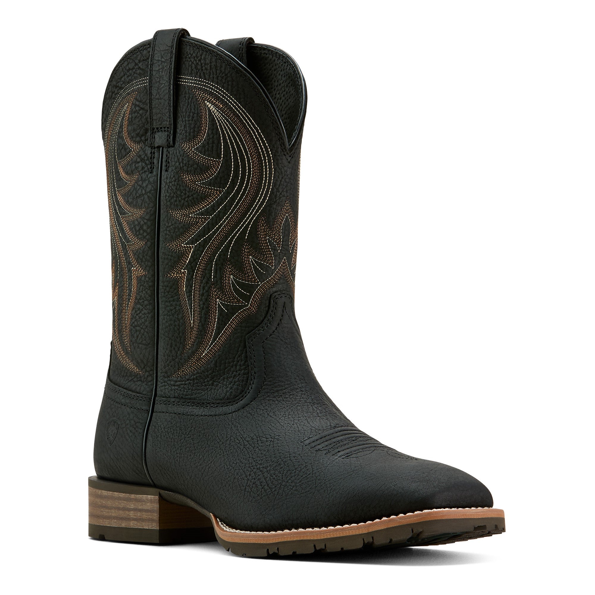 Ariat Jasper Black Hybrid Rancher 11 inch Wide Square Toe Men's Cowboy