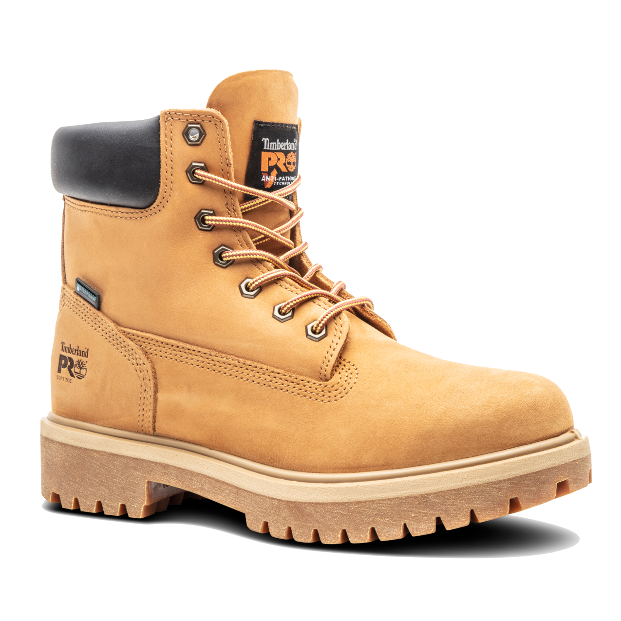 Timberland Pro Wheat 6 Inch Direct Attach WP Ins 200G Men's Soft Toe W