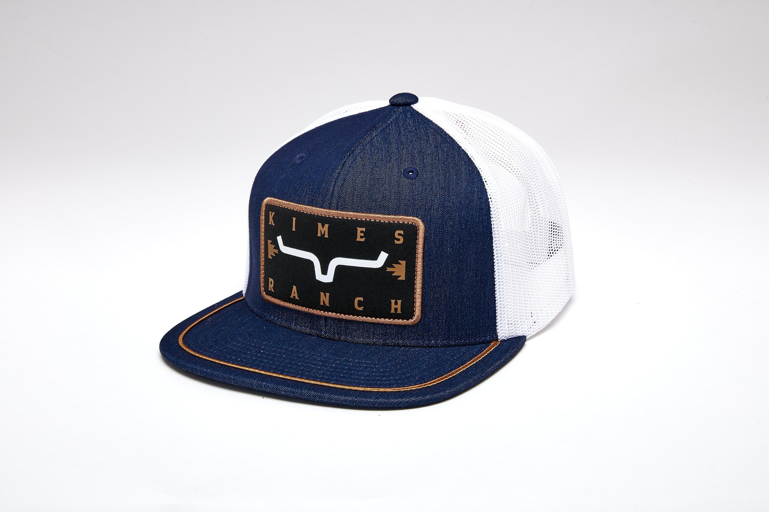 Kimes Ranch Denim Edwin Trucker Hat UHA0000127DENIM