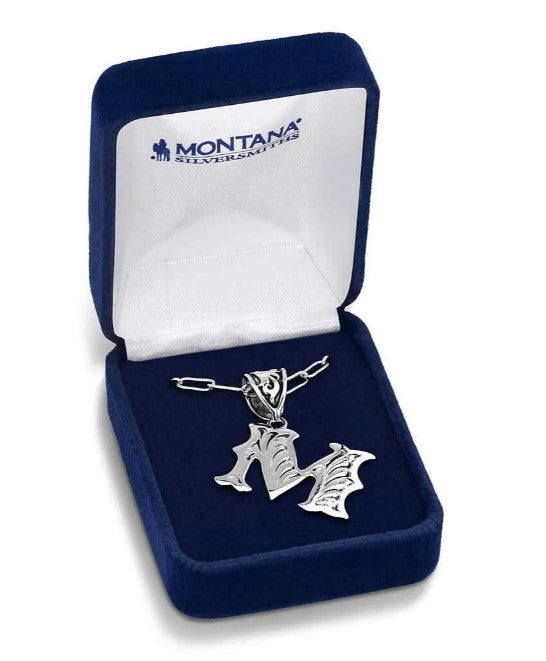 Montana Silversmiths Western Initial Necklace - Letter M