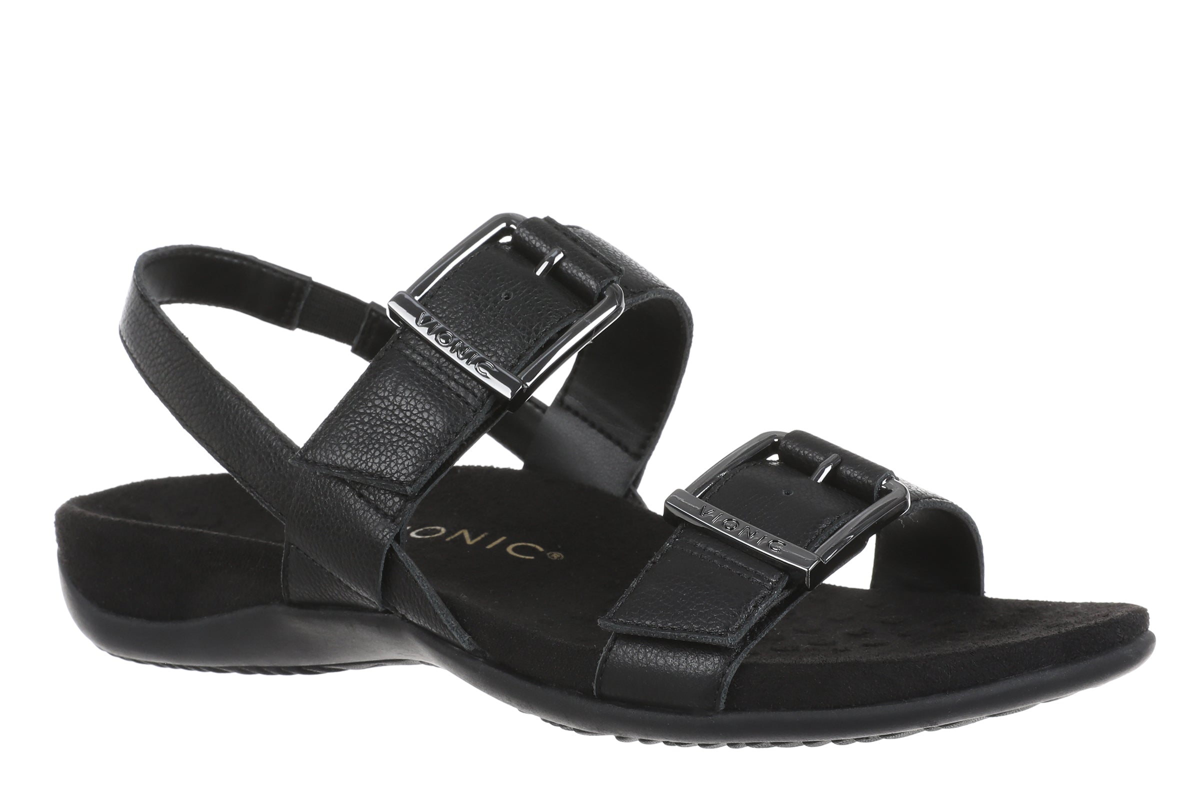 Vionic Black Reese Women's Slingback Sandals REESE-001