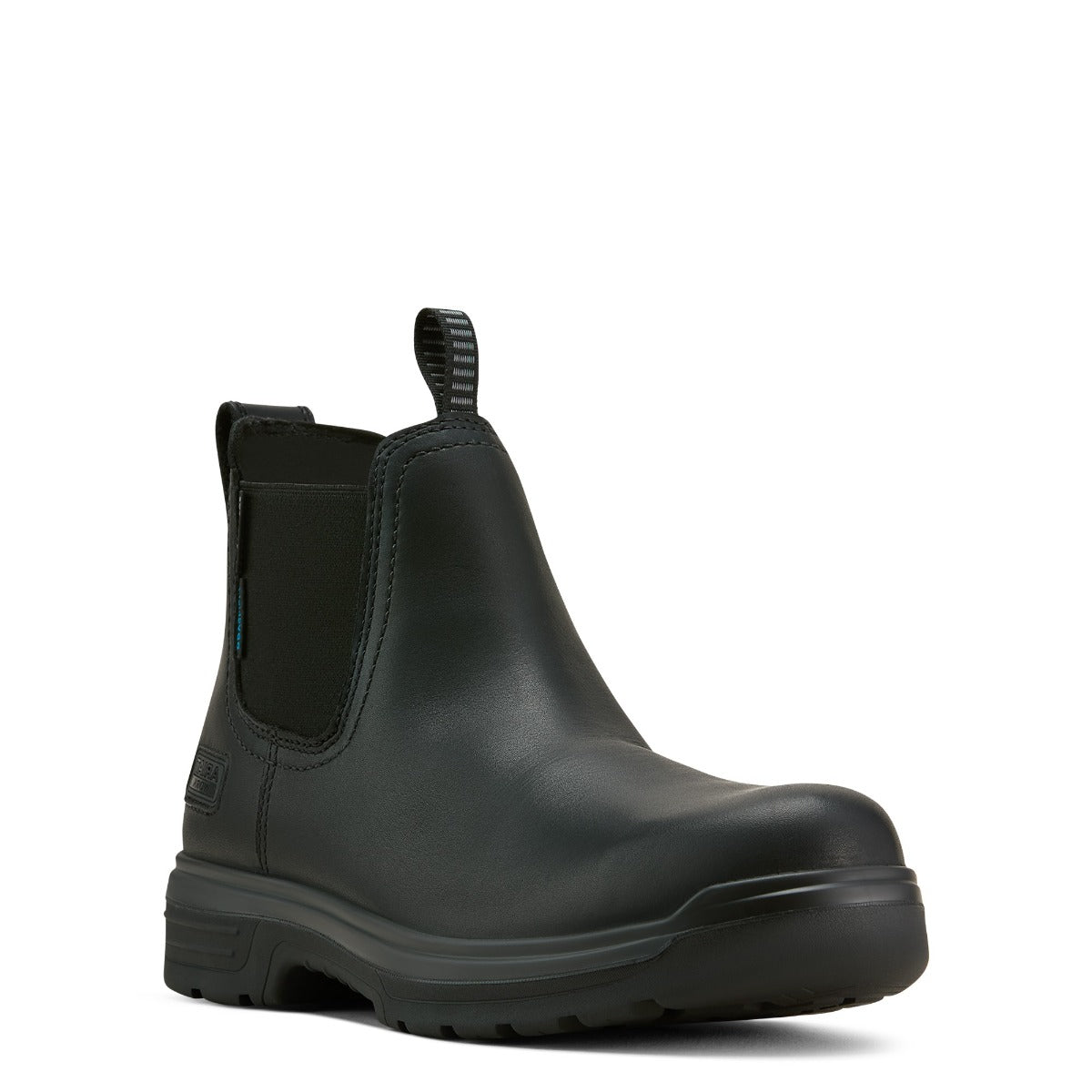 Ariat All Black Turbo Chelsea CSA Waterproof Men's Carbon Toe Work Boo