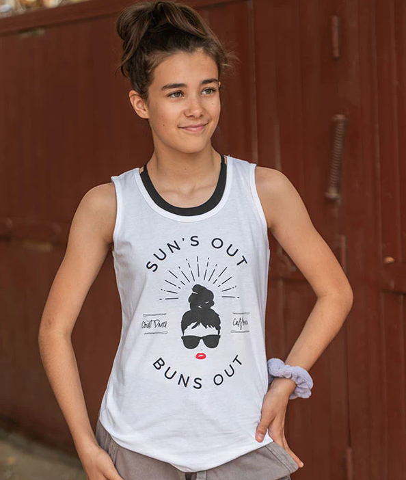 Covet Dance Sun's Out Buns' Out -Girls Tank SOBO-TK-KIDS